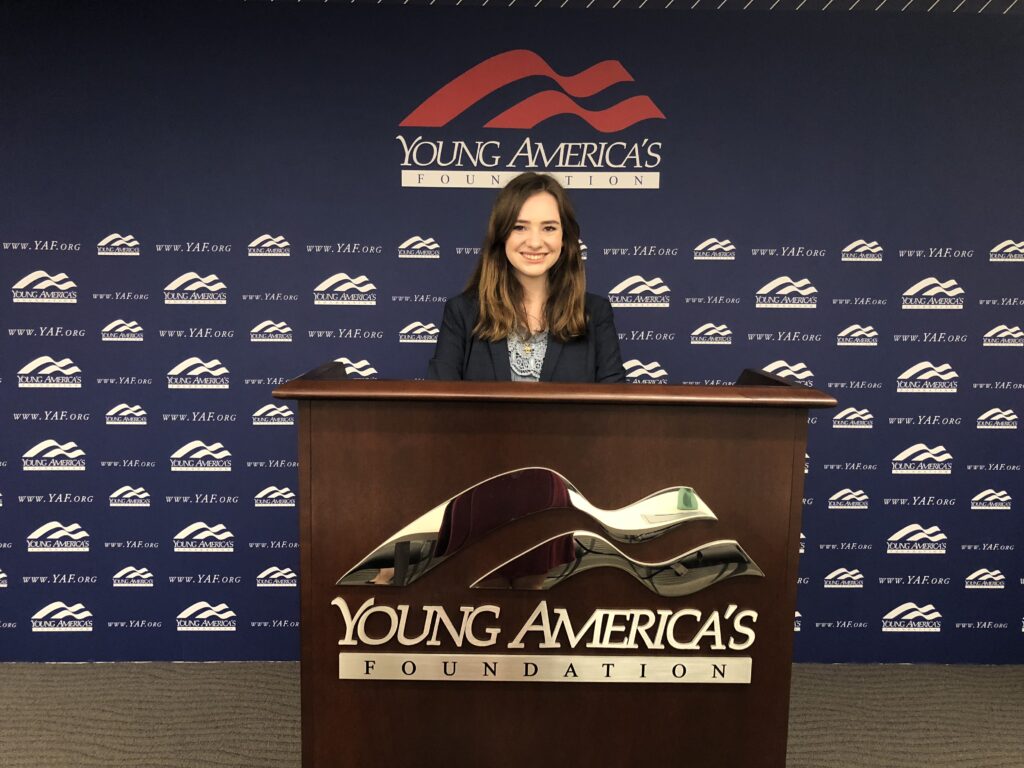 Meet The Interns: Abby Streu Joins YAF HQ Team - Young America's Foundation
